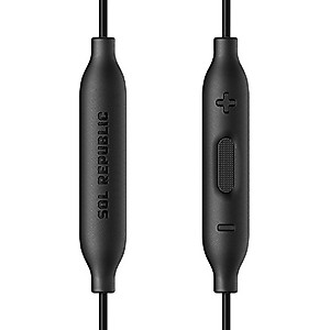 SOL REPUBLIC Relays Sport Water Resistant Wireless Bluetooth Headphones, Black