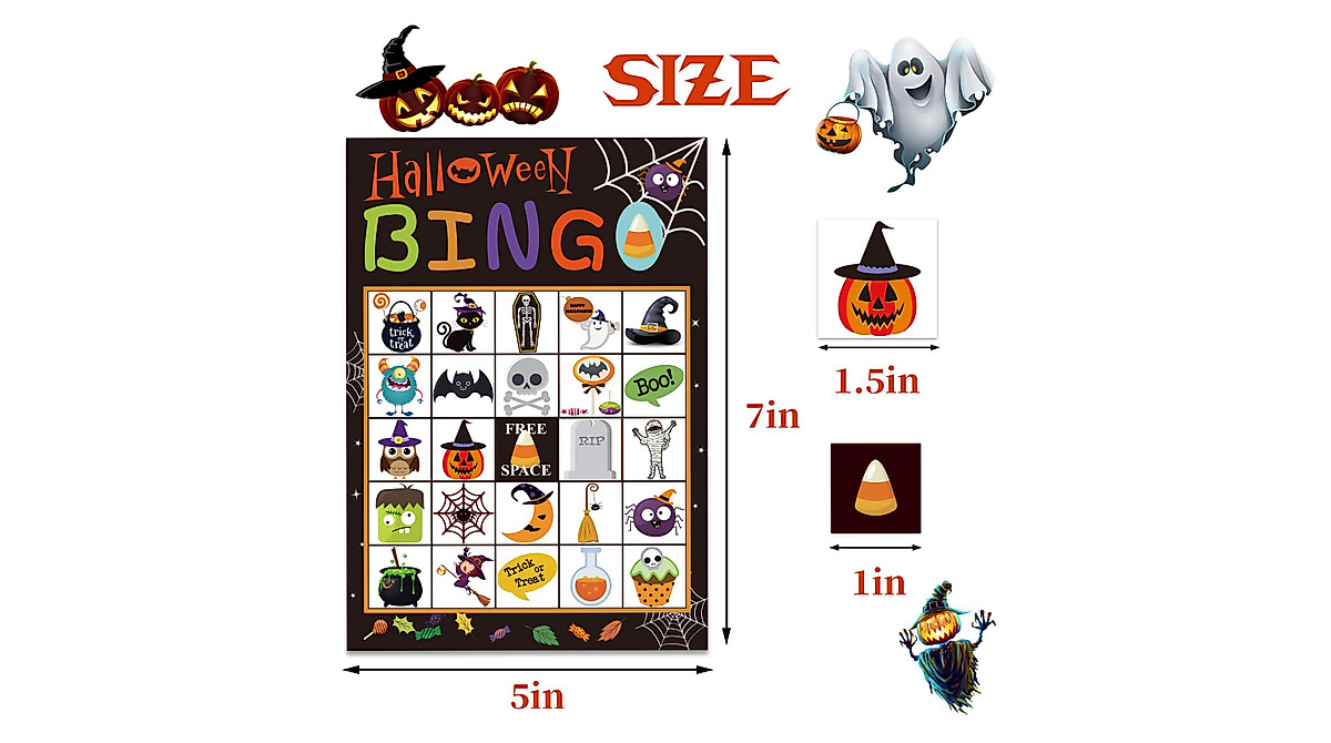 Halloween Bingo for Kids | Fun Halloween Party Game Pack