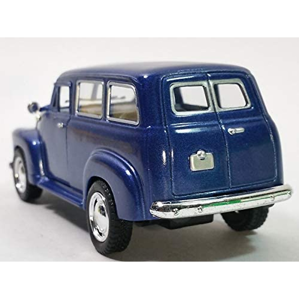 Kinsmart Chevy Suburban 1950 Navy Blue SUV 1/36 Scale Diecast Car