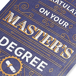 American Greetings Master's Degree Graduation Card (Impressive Achievement)