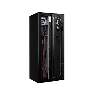 Fortress 24 Gun Fire Safe with E-Lock, Black
