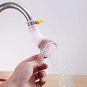 Hemoton 3pcs Rotate Swivel Faucet Sprayer Attachment Kitchen Faucet Aerator Water Saving Tap Aerator Diffuser Faucet Nozzle Filter Sink Sprayer Attachment