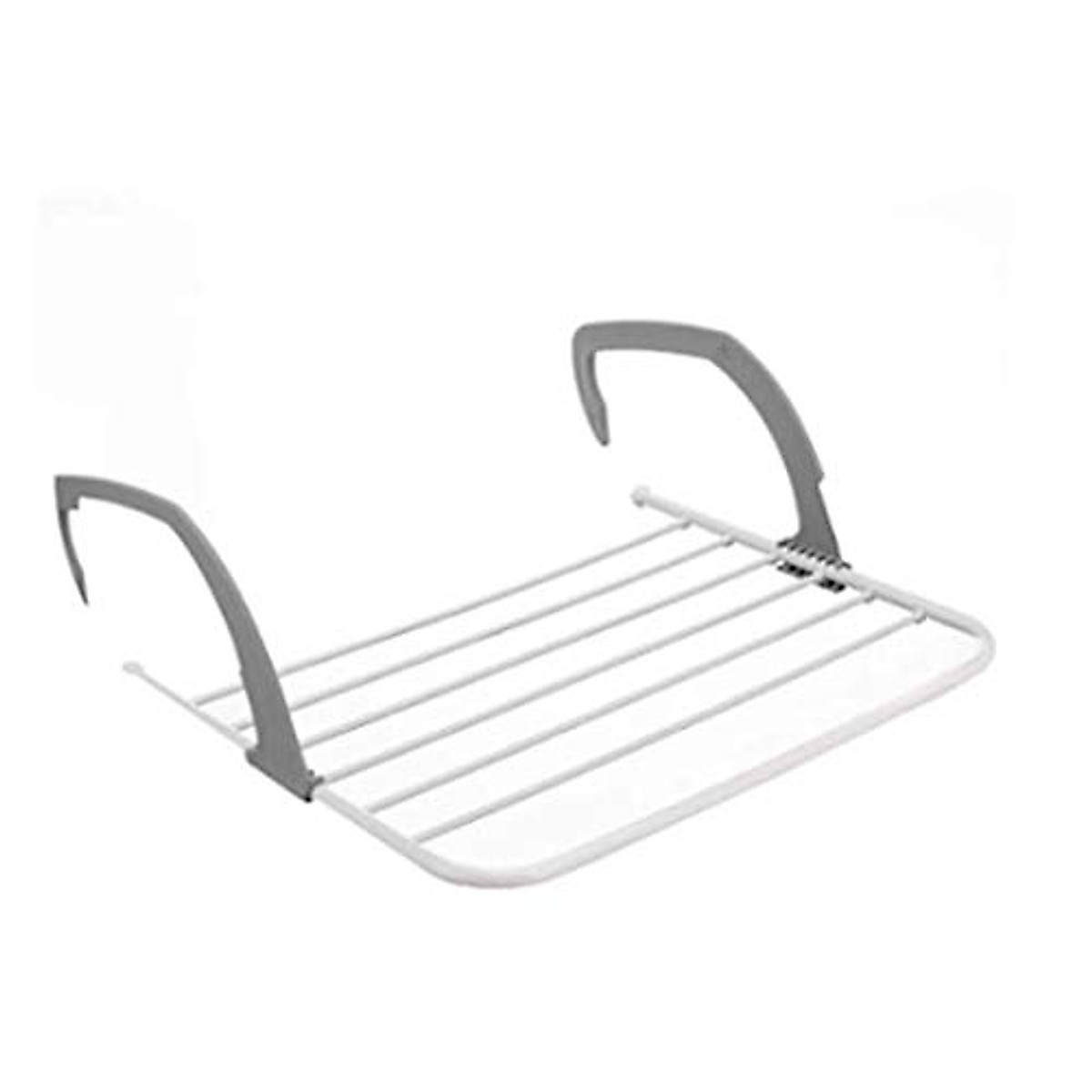 JEONSWOD Clothes Hanger Window Balcony Window Sill Drying Rack Folding Hanging Clothes Rack Balcony Drying Shoe Clothes Rack