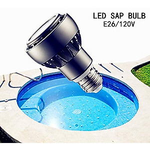YU MEIL LED Spa Light Bulb 15W 1500LM Daylight White 6000K led Pool Light Bulb Replaces up to 100-300W Traditionnal Spa Light Bulb(120V /E26) Bulb*1