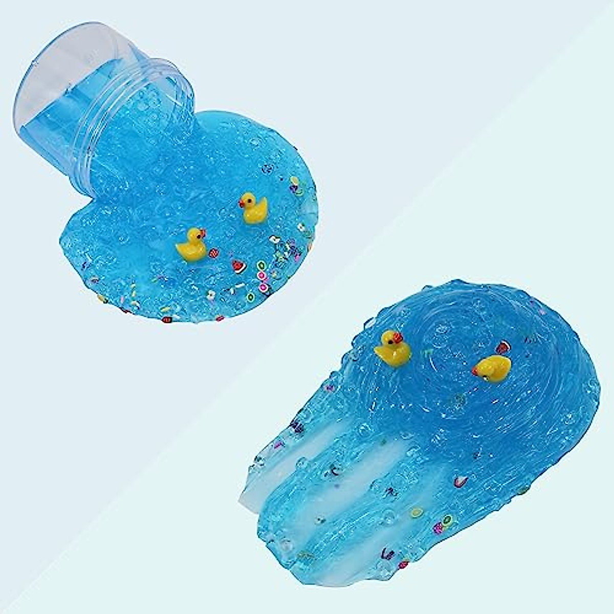 3 Pack Charm Crunchy Fishbowl Bead Slime,Super Soft and Non-Sticky, Great for Birthday Gifts for Girl and Boys,Party Favors
