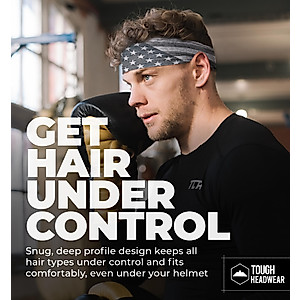 Sports Headbands for Men and Women by Mens - Athletic Sweatbands for Cycling, Football, Working Out and Performance