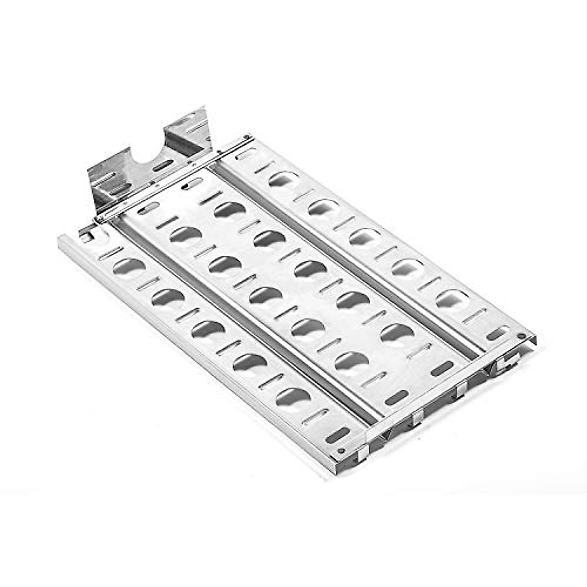 DcYourHome Stainless Steel Heat Plates for Lynx Gas Grill Models,16 7/8" x 9 1/2" Briquette Grill Heat Shield Replacement Parts for Lynx L27, 36,36F,48, LBQ27RE, L54R (2 PCS)