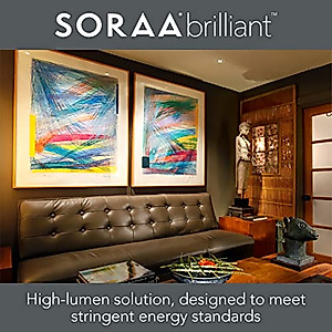 SORAA Brilliant MR16 12V 7.5W Dimmable 3000K 10 Degree Narrow Spot Light Bulb