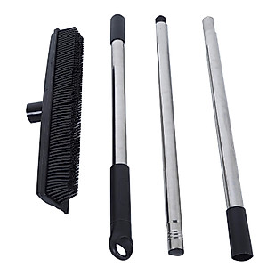 Nachukan Multifunction Telescopic Floor Broom - Carpet Broom, Pet Hair Cleaner, Dust Removal Sweeper - Cleaning Tools(Black)