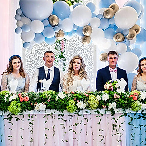 Blue White Gold Balloon Arch Garland Kit - 127pcs Latex Balloons Set for Graduation Wedding Birthday Baby Shower Party Decoration