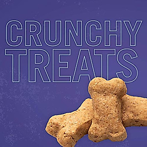 Three Dog Bakery Itty Bitty Bones Baked Dog Treats, Peanut Butter, 32 oz, (320123)
