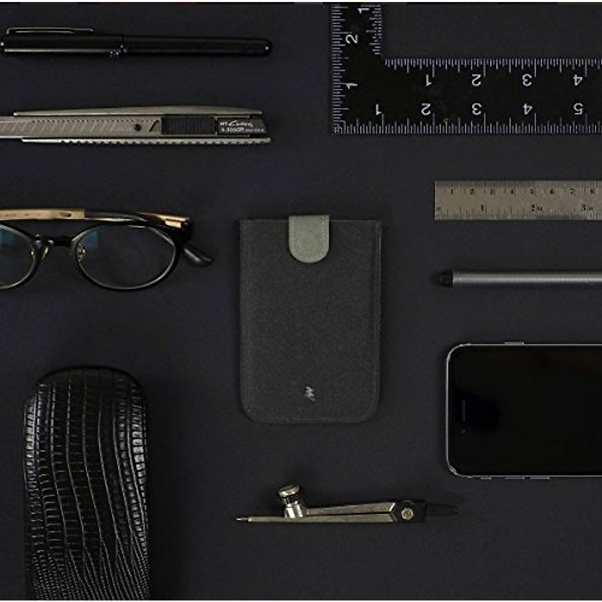 DesignNest DAX wallet, Cascading pull-tab wallet, Slim wallet, Hold upto 6 cards, small wallet, Card holder, Purse (PurpleGrey, Polyester)