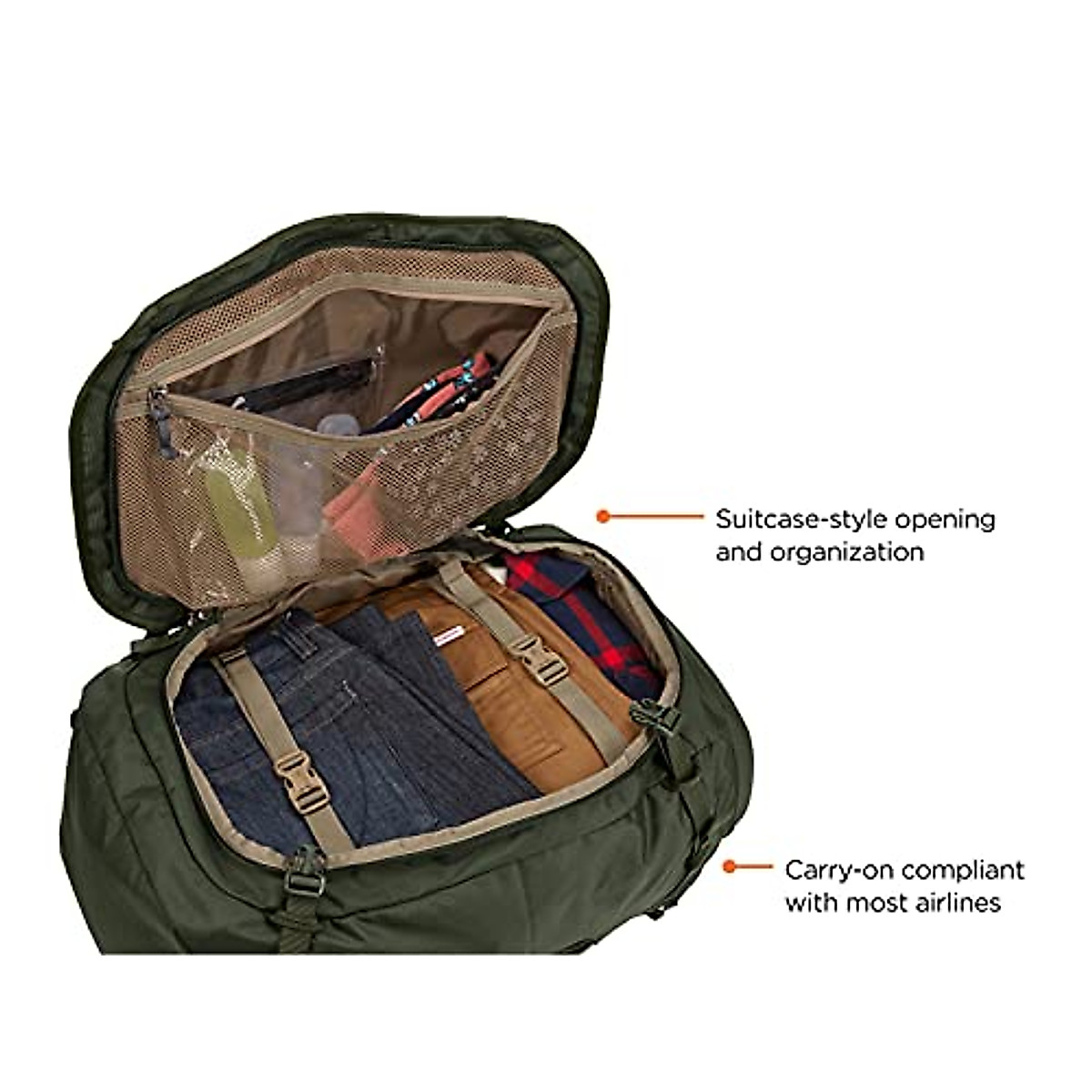 Thule Landmark 70L Travel Pack, Dark Forest