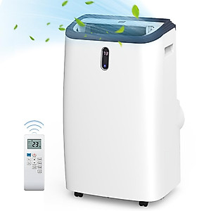 Joy Pebble Portable Air Conditioner 14000 BTU,Portable AC Unit for Room Cools up to 700 Sq.ft,Air Conditioner Portable 3-IN-ONE for Cooling,Dehumidifier&Fan,24Hrs Timer,3 Fan Speed
