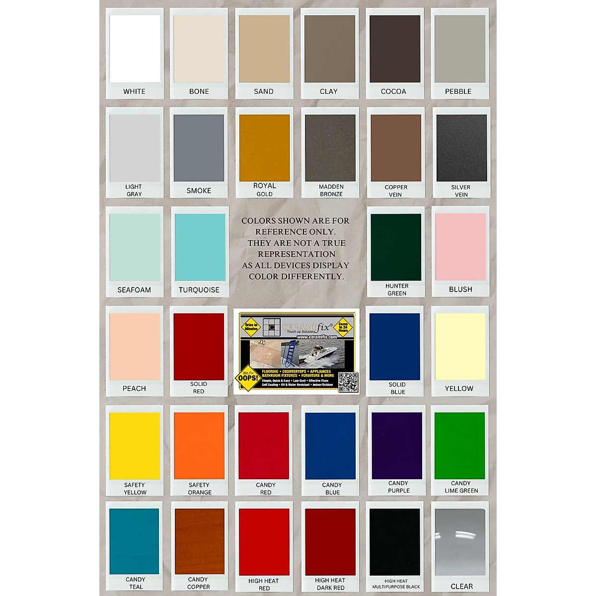 Ceramifix Madden Bronze Touch up Paint for Tile, Appliances and More