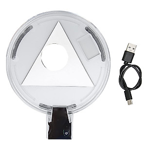 RGB Base for PS5 Vertical Stand, Horizontal LED Ambient Light Stand with 7 Color Modes for PS5 Host Game Console Gaming Stand