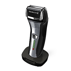 Remington Foil Shaver, Electric Razor for Men, Cordless Rechargeable with Pop Up Trimmer, Pivot & FlexFoil Technology, Lightweight Handheld Design, Black