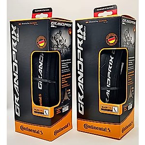 Continental Grand Prix All Rounder Bicycle 700x25 Black Chili Folding Clincher - Pair (2 Tires)