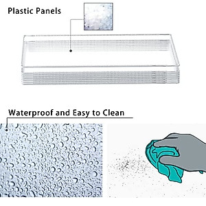 HOMICKER Pet Playpen Portable Small Animals Playpen, Pet Fence Yard Fence for Guinea Pigs, Bunny, Ferrets, Mice, Hamsters, Hedgehogs, Puppies, Turtles