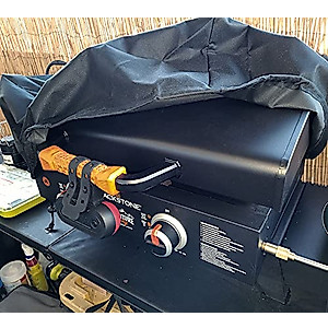 Westeco Griddle Cover 22 Inch for Blackstone 22inch Griddle with Hood Outdoor Waterproof Table Top Griddle Cover for Traeger Ranger & Scout, Pit Boss 75275 Portable Grills Black