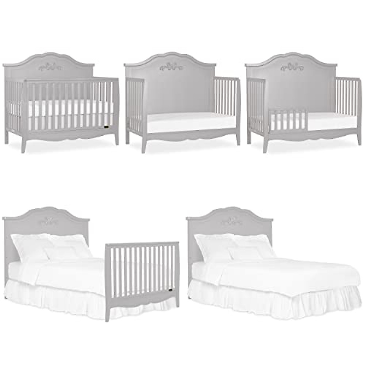 SweetPea Baby Jasmine 4-in-1 Convertible Crib