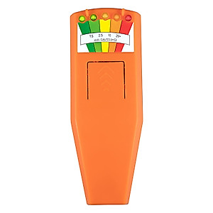 5 LED EMF Meter Magnetic Field Detector Ghost Hunting Paranormal Equipment Tester Portable Counter Orange