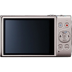 Canon PowerShot ELPH 360 HS Digital Camera (Silver) (1078C001) + 2 x 64GB Memory Card + 2 x NB11L Battery + Case + Card Reader + Corel Photo Software + HDMI Cable + Flex Tripod + More (Renewed)