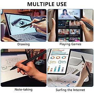 Stylus Pen for iOS&Android Touch Screens, Active Pencil for Samsung, Smart Digital Stylus Pens for Lenovo/Huawei/Vivo/Mi and Other Tablets, iPhone/Samsung/Google Pixel Smart Phones Drawing&Writing