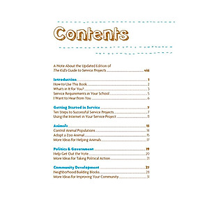 The Kid's Guide to Service Projects: Over 500 Service Ideas for Young People Who Want to Make a Difference