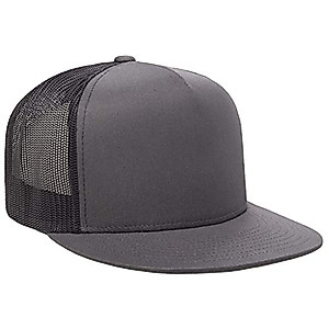 Yupoong Men's one_Size Trucker Cap, Black, Alpha
