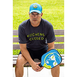 Pickleball Paddle by Swinton Pickleball with Durable Graphite Face and Premium Plush Grip (Blue)