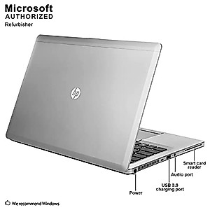 HP EliteBook Folio 9480M 14in Intel Core i5-4310U 2.0GHz 8GB 180GB SSD Windows 10 Professional (Renewed)