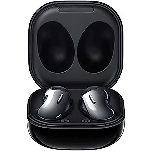 SAMSUNG Galaxy Buds Live True Wireless Earbuds US Version Active Noise Cancelling Wireless Charging Case Included, Mystic Black