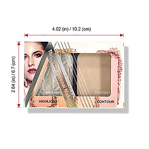 HMDABD Eyeshadow Sweat Proof Powder With Brightening Moisturizing Formula Long Lasting Coverage Contouring Highlighting And Repairing Effects Vegan Eyeshadow（C