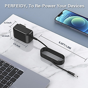 UL Listed Power Cord for Pure Wave CM-05 CM-07 Charger for PADO CM7 CM5 Dual Motor Massager AC/DC Adapter Compatible with CM05 CM07 Series Adaptor