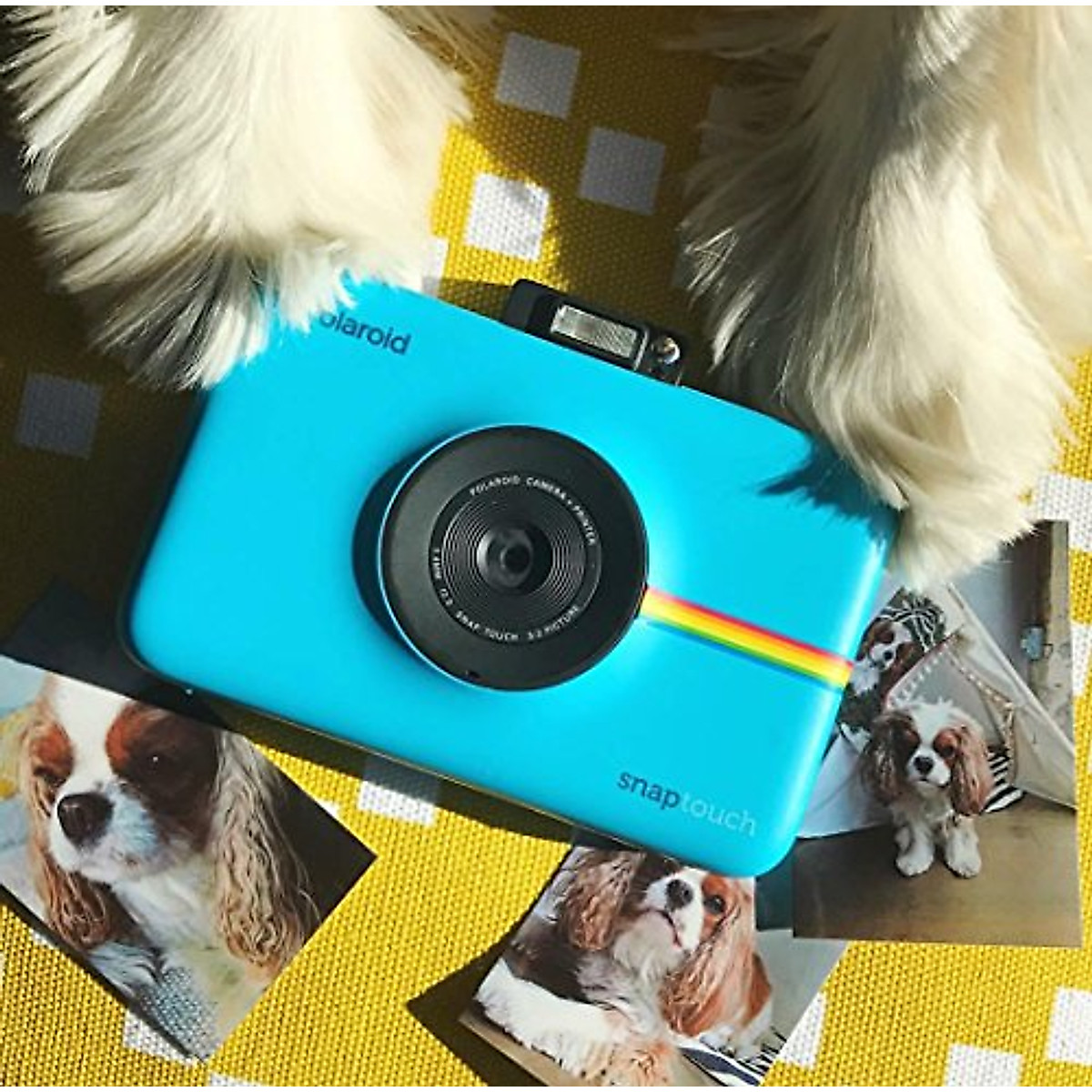 Zink Polaroid Snap Touch Portable Instant Print Digital Camera with LCD Touchscreen Display (Blue)