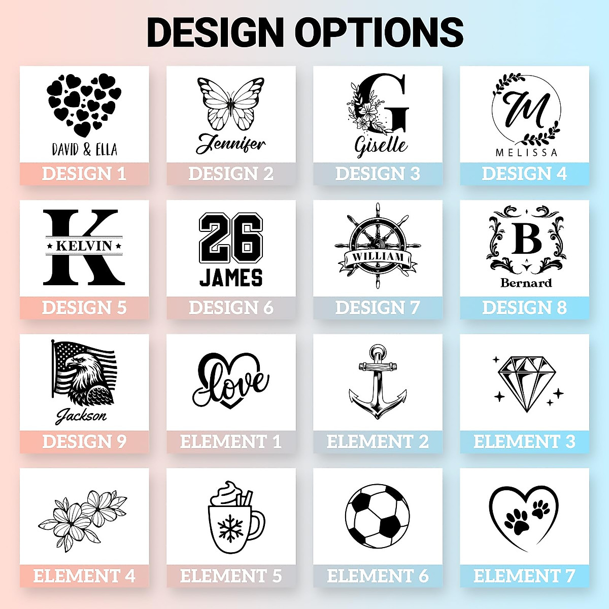 Customizedbee Personalized 30 oz Coffee Tumbler with Engraved Name, Stainless Steel Custom Tumbler Cup Mug With Lid Straw, Personalized Christmas Thanksgiving Anniversary Birthday Gifts for Women Men