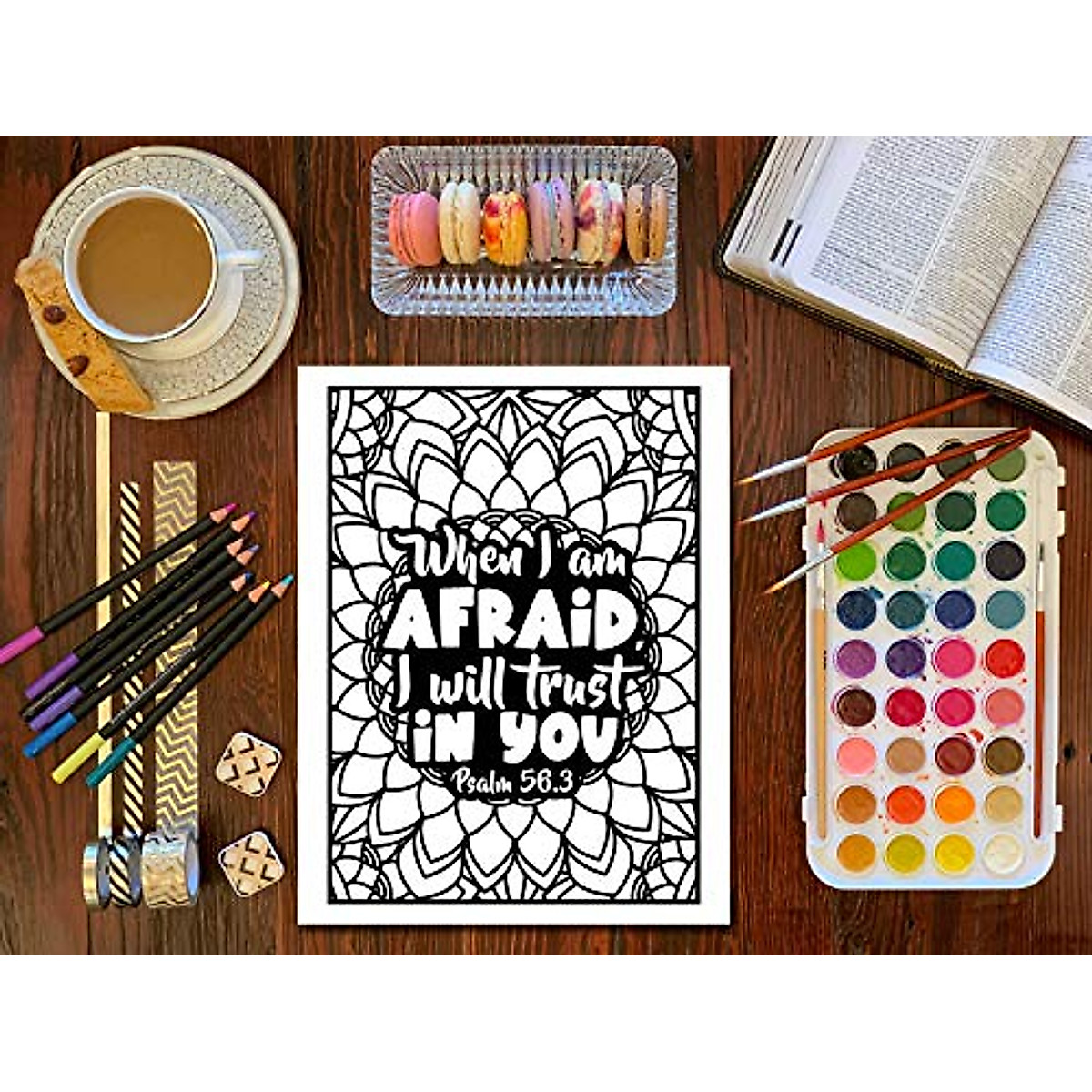 Bible Verse Coloring Book for Girls