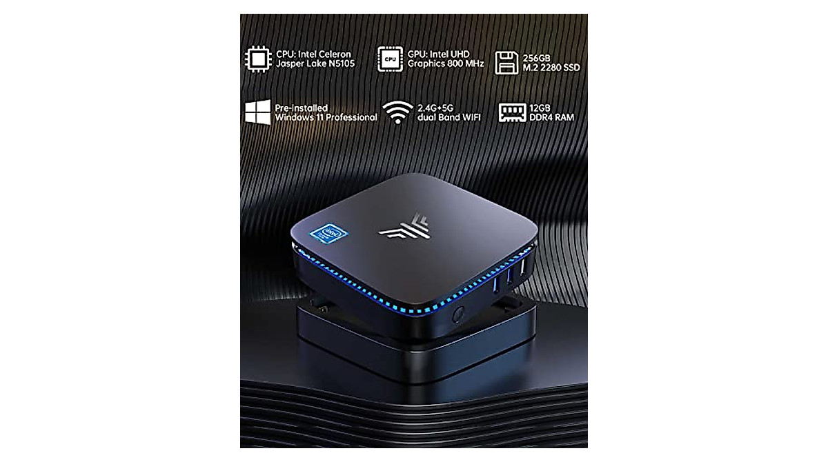 KAMRUI Mini PC AK1 PRO - 12GB RAM, 256GB SSD