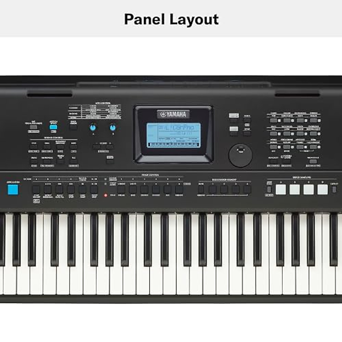 Yamaha, 76-Key Touch-Sensitive Advanced Portable Keyboard with Power Adapter (PSREW425)