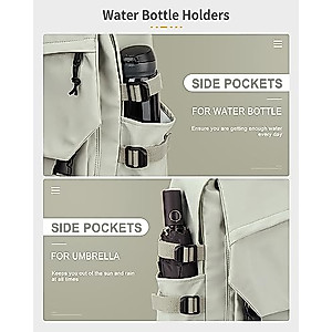 Laptop Backpack For Women Men 14 Inch Waterproof College Backpack With Laptop Compartment Aesthetic Backpack Small Backpack Purse For Women Anti Theft Cute Backpack Rucksack Lightweight Work Backpack