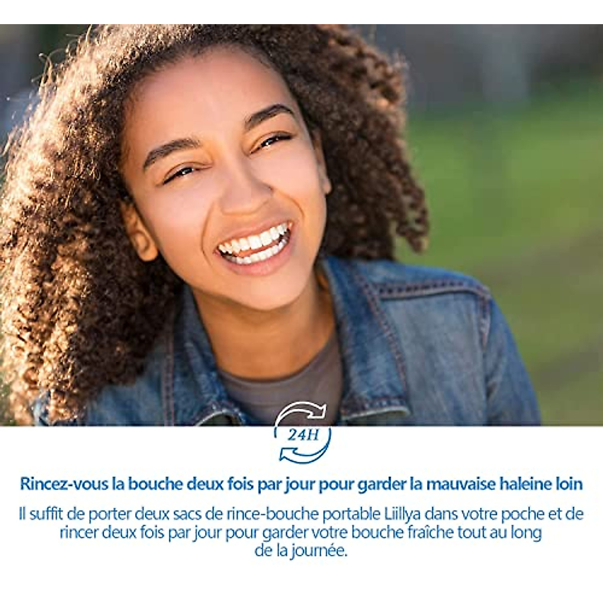 Liillya Travel Mouthwash, On The Go Single Use Mouthwash Packets Alcohol Free Mini Mouthwash for Adults Great for Work, Smokers, Hotels 20 Single Packs