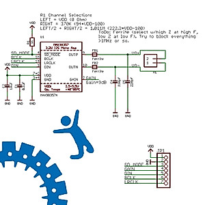 4Pcs Max98357 I2S 3W Audio Amplifier Breakout Interface I2s Dac Decoder Module Class D Filterless Audio Board