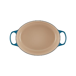 Le Creuset Enameled Cast Iron Signature Oval Dutch Oven, 6.75 qt., Deep Teal