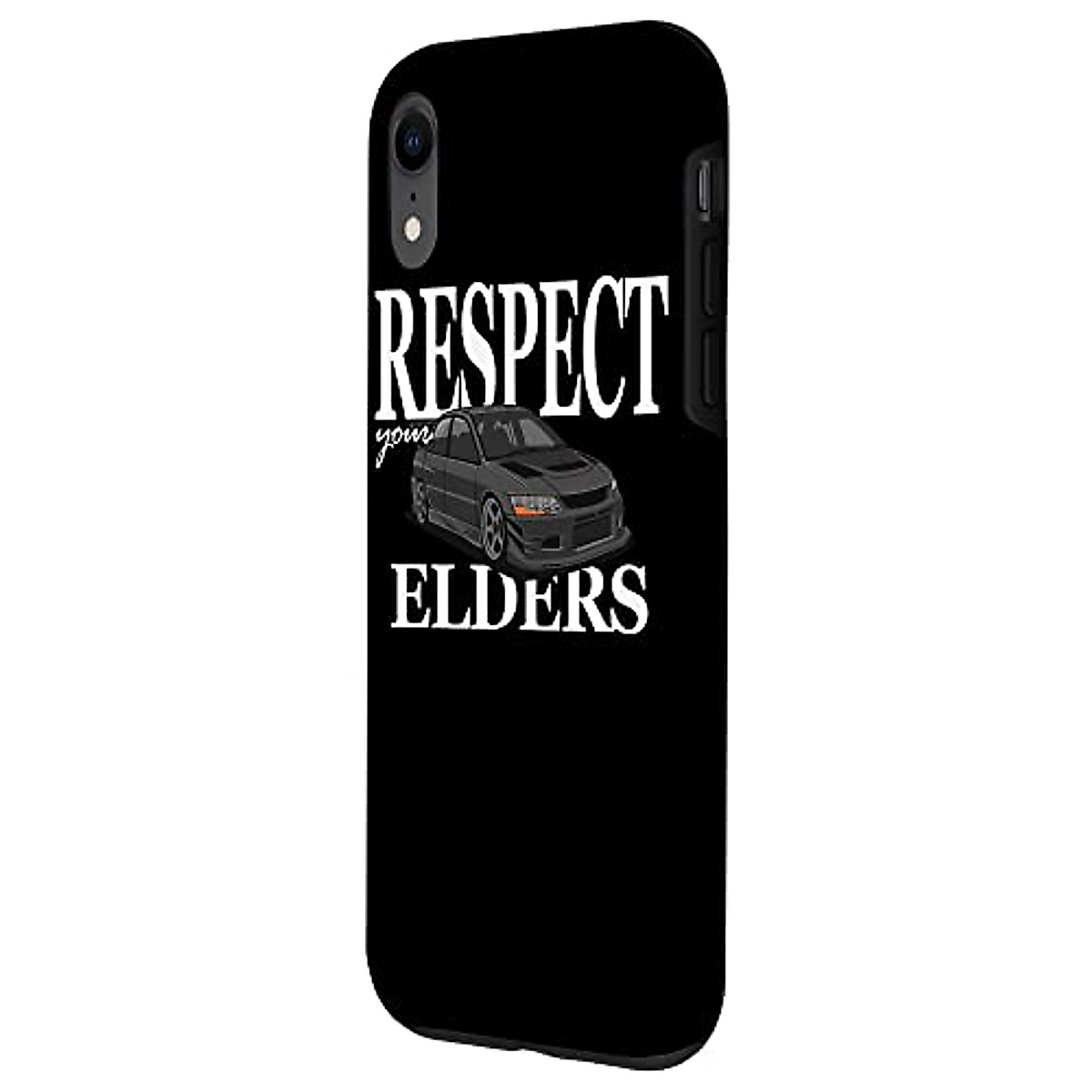 iPhone XR Retro Racer, Respect Your Elders, Mens Vintage Tuner Car Case
