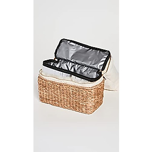 L*Space Women's Road Tripping Backpack, Cream, Off White, Tan, One Size