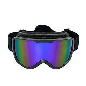 Feilx Ski Goggles, Ski Goggles with Ventilation Holes & Adjustable Elastic Band, Snow Goggles Anti-Fog Snowboarding Goggles for Men Women (Color : B)