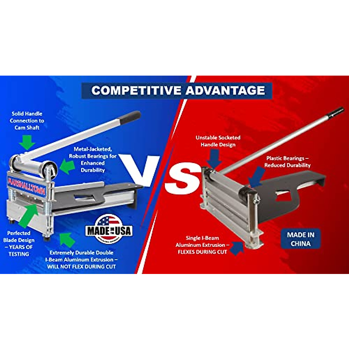 Marshalltown Flooring Shear, XXL Tapping Block, Heavy Duty Pull Bar, The ultimate flooring bundle