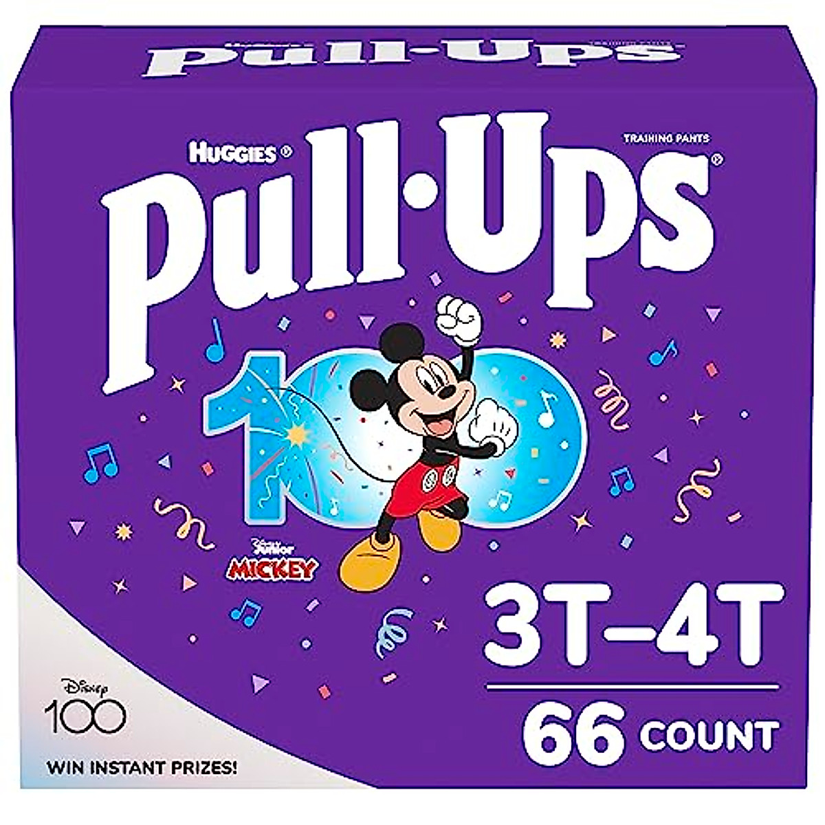 Pull-Ups Boys' Potty Training Pants Training Underwear Size 5, 3T-4T, 66 Ct