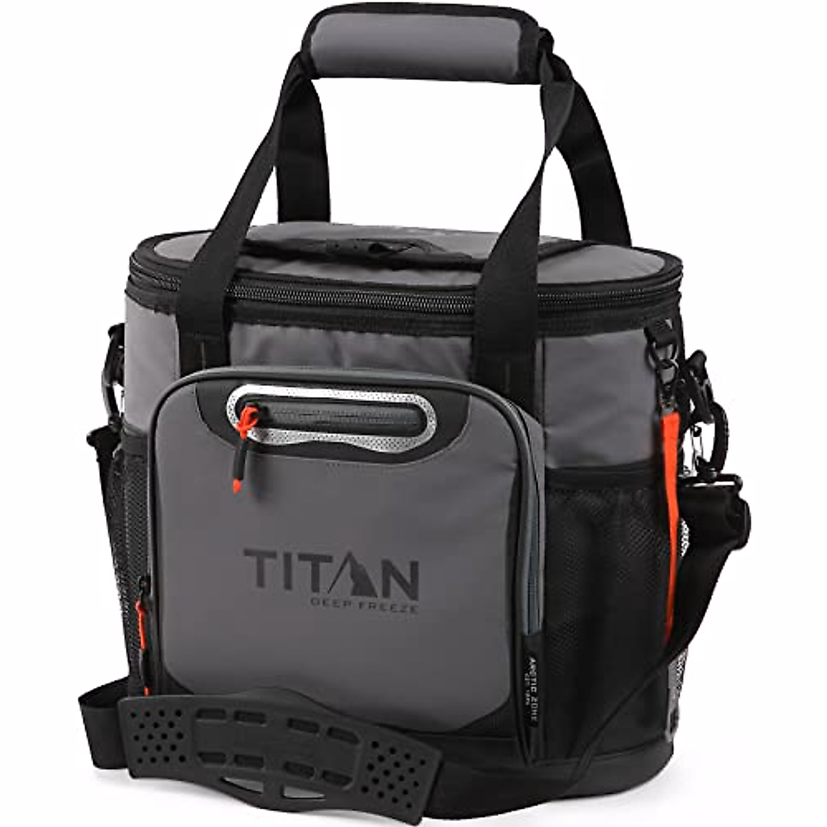 Arctic Zone Titan Deep Freeze 24 Can Insulated Bucket Tote Cooler, Sharkskin Gray